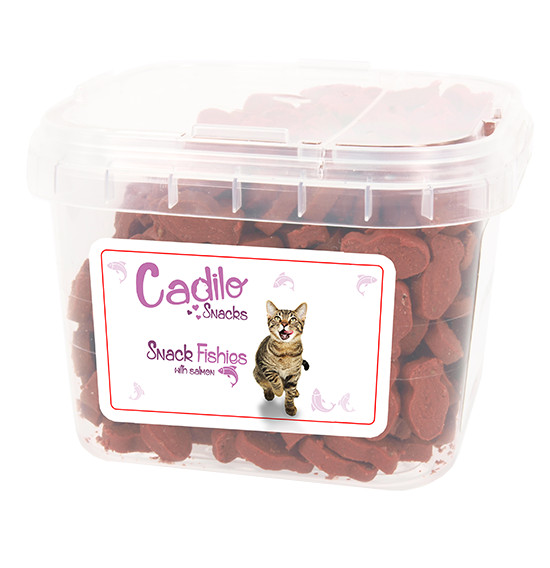 Cadilo Cat Snacks Fishies met zalm kattensnoepje|Goedkoper bij