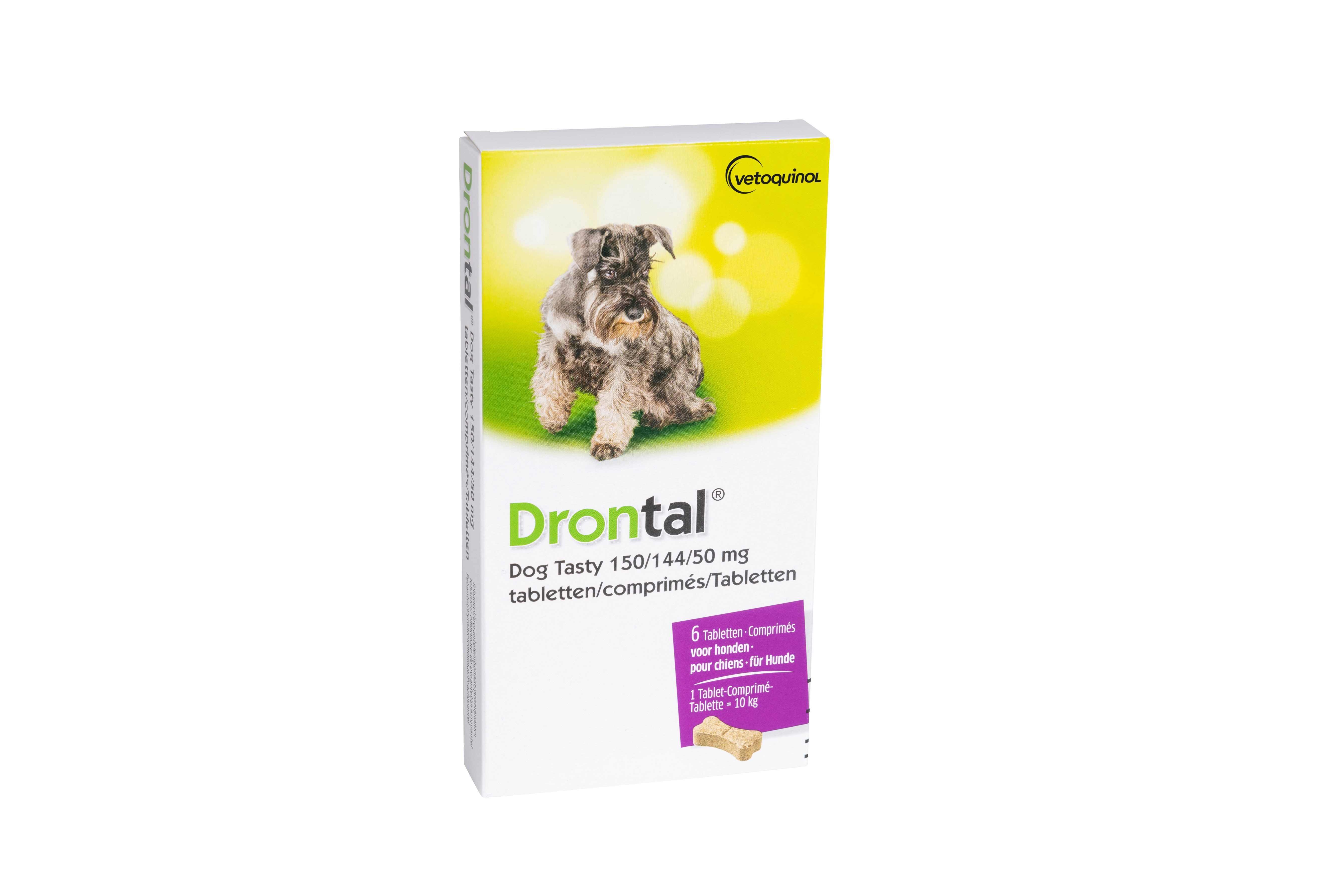 Drontal Dog Tasty 150/144/50 mg ontwormingsmiddel hond - Brekz.nl