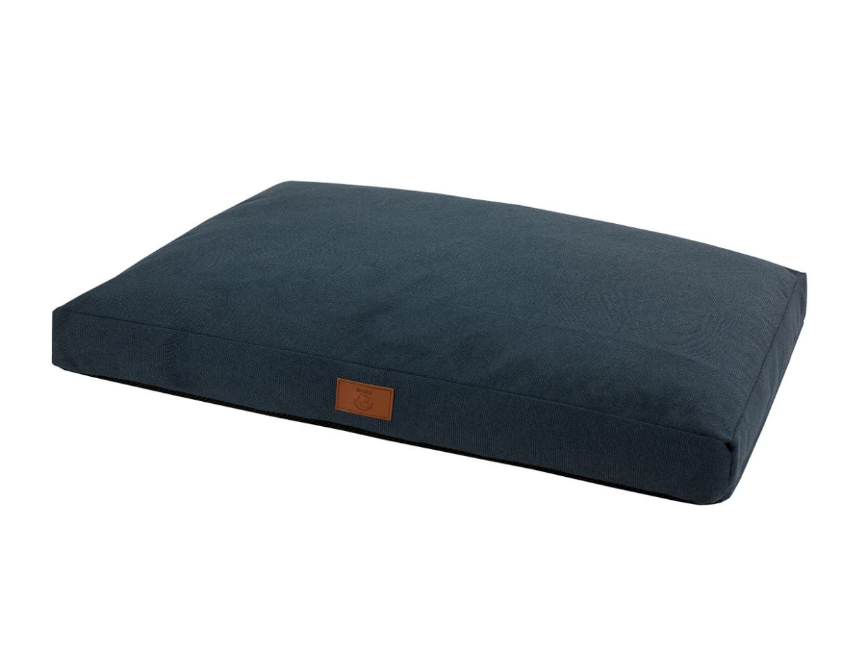 Brekz rechthoekig hondenkussen Max navy blue | Voordelig