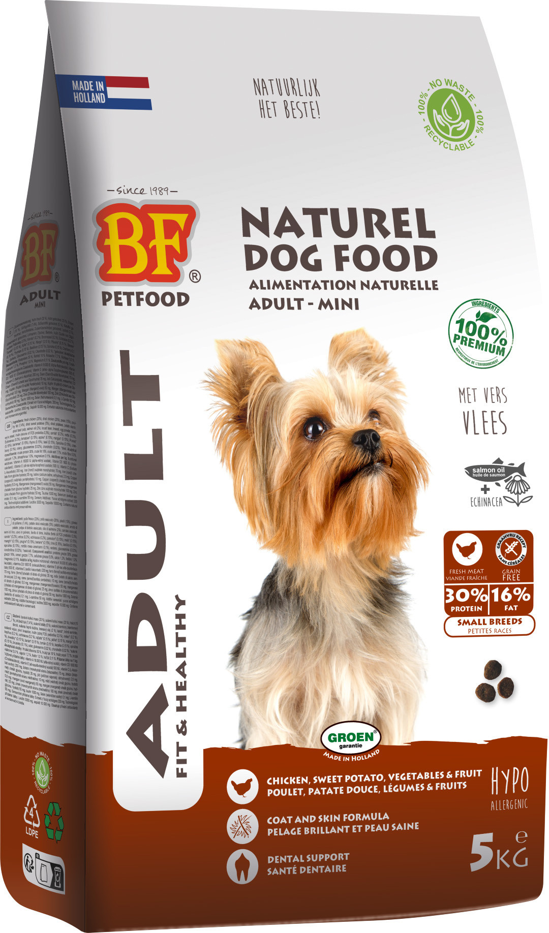 BF Petfood Adult Mini kip hondenvoer | Voordelig online