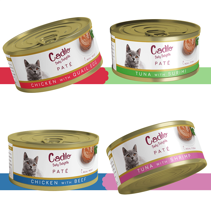 Cadilo Daily Delights - paté smakenmix - natvoer kat